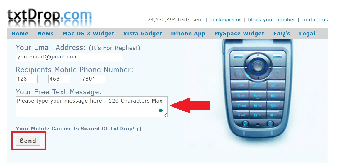 Top 11 Sites to Send Anonymous Texts Without Registration - Our Blogs